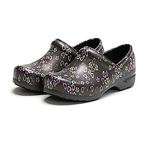 Anywear SR Angel Nurse Shoes, Slip-Resistant Clogs for Women, Nurse Clogs and Chef Shoes for Women, 7, Lucky in Love