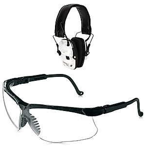 Howard Leight by Honeywell Impact Sport Sound Amplification Electronic Shooting Earmuff, MultiCam Alpine (R-02528) withHoward Leight by Honeywell Genesis Sharp-Shooter