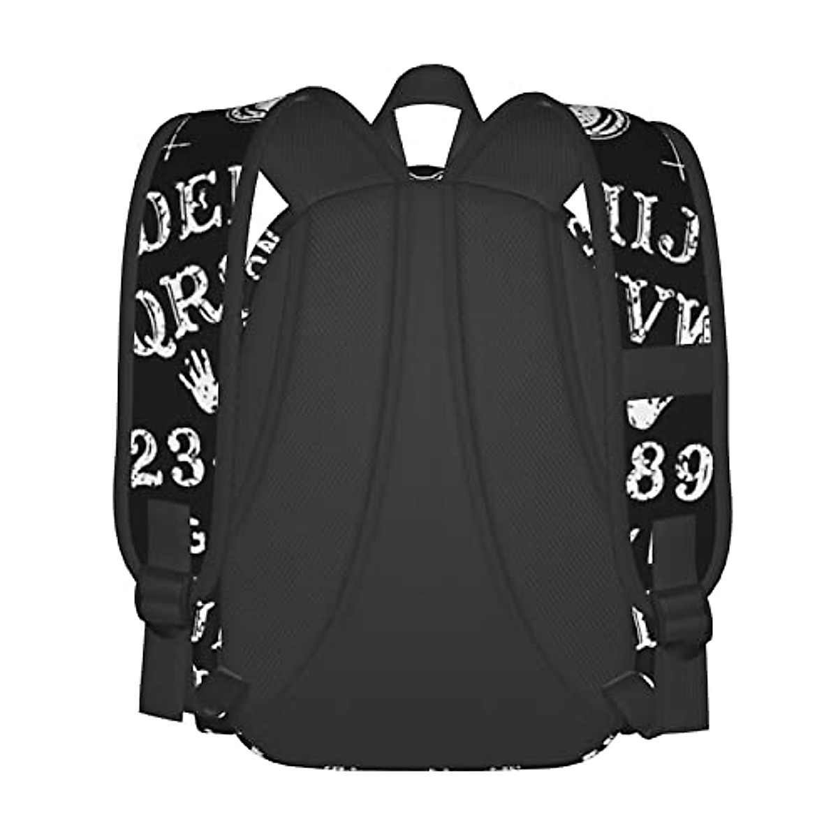 HODOYO Vintage Skeleton Magic Ouija Board Black Backpack Durable Laptop Backpack Stylish Bookbag with Adjustable Shoulder Straps Multipurpose Backpacks for Business Work