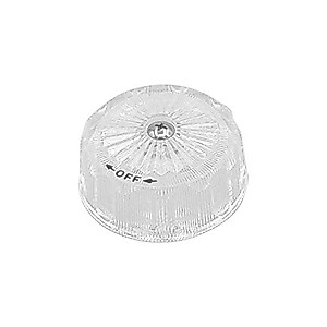 Avalon Shower Volume Control Handle, Mixet Tub and Shower Knob Replacement, Clear Acrylic