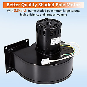 Criditpid Replacement 80622 Convection Blower Fan for Vogelzang VG5790, VG5770 Pellet Stove, US Stove & USSC Bay Front 5660, Ashley AP5660L Pellet Stove.