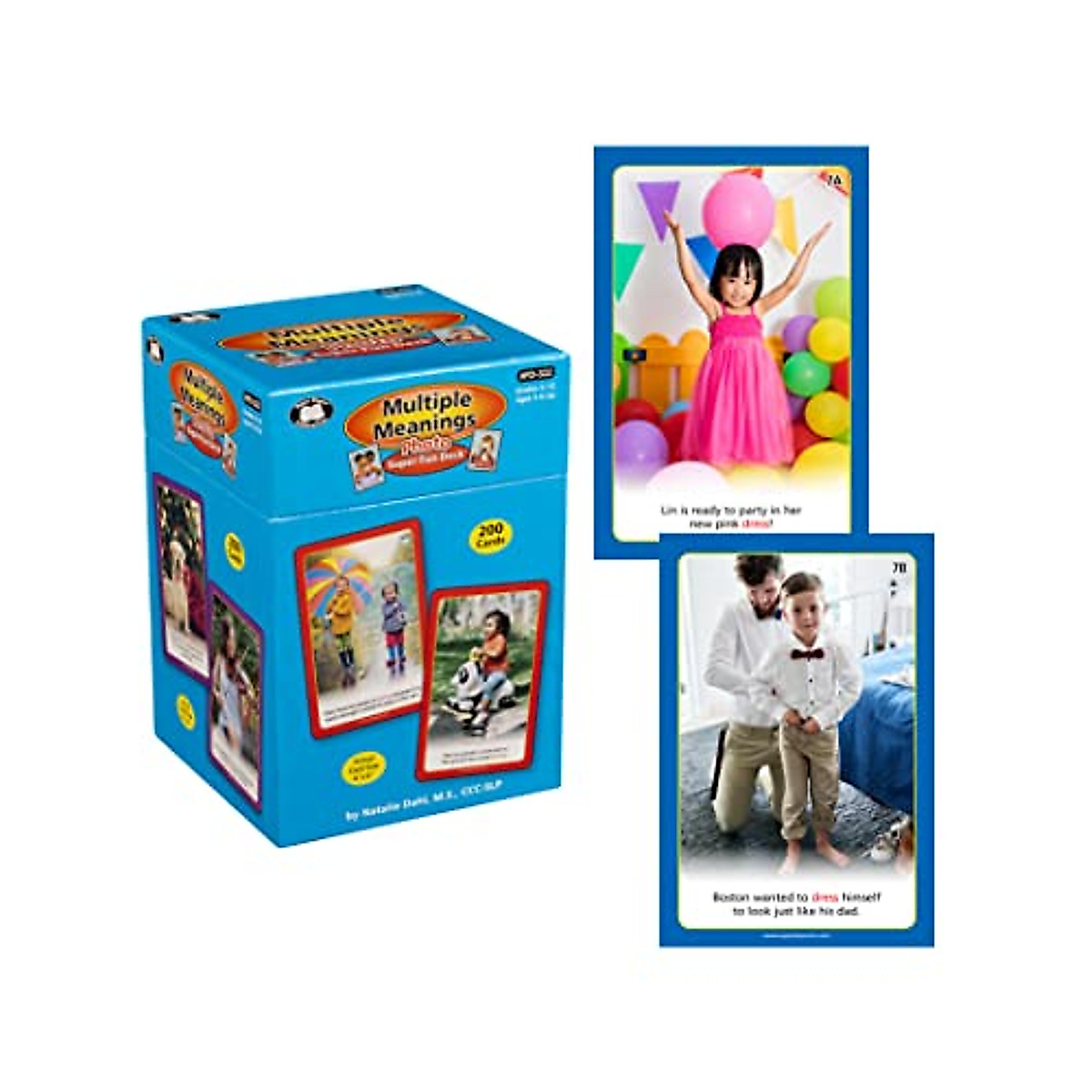 Super Duper Publications | Photo Multiple Meanings Super Fun Deck | Expand Vocabulary and Learn Definitions of English Words