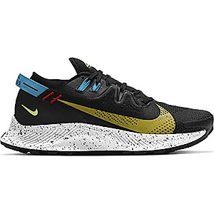 Nike Men's Pegasus Trail 2 Shoe, Black/Dark Sulfur-off Noir-chile Red, 9
