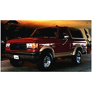 Bushwacker Extend-A-Fender Extended Rear Fender Flares | 2-Piece Set, Black, Smooth Finish | 20016-01 | Fits 1987-1991 Ford Bronco, F-150, F-250/350 Super Duty
