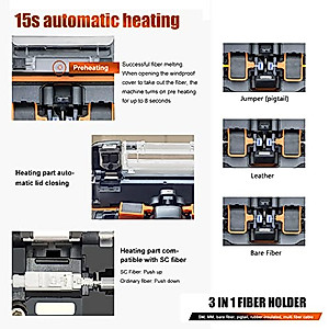 Signal fire New Model AI-9 Fusion Splicing Six Motor Core Alignment Fiber Fusion Splicer Automatic FTTH Fiber Optical Welding Splicing 5S Heating 15S