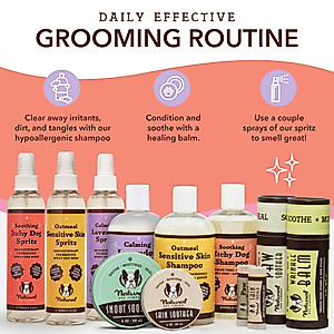Natural Dog Company Complete Itch Kit for Dogs, Skin & Coat Supplement, Itchy Dog Shampoo, Skin Soother Healing Balm, All Natural Ingredients