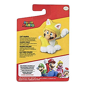 World of Nintendo 91424 2.5" Cat Mario Action Figure
