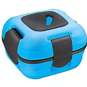 Lunch Box ~ Pinnacle Insulated Leak Proof Lunch Box for Adults and Kids - Thermal Lunch Container With NEW Heat Release Valve, 16 oz (Blue)