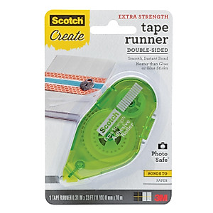 Scotch Tape Runner Extra Strength, .31 in x 11 yd (055-ES-CFT) , Green