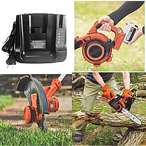 ANOITD 40V MAX Battery Fast Charger LCS40 LCS36 Replacement for Black and Decker 36V 40V Max Lithium Ion Tool Battery LBXR36 LST540 LBX2040 LCS1240 LBX1540 Compatible with Black Decker 40 Volt Charger