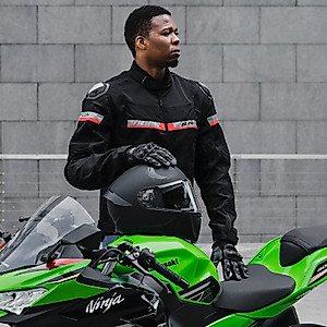 ILM Adult Motorcycle Helmet Dual Visor Flip up Modular Full Face Helmet DOT Model WS206(Matte Black,Medium)