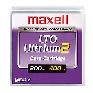 Case of 20 - Maxell LTO Ultrium 2 Data Cartridges 200/400GB