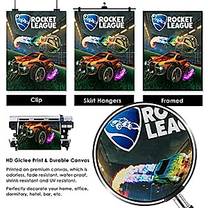 Rocket Merch League Canvas Poster Unframed Wall Art Print for Home, Office, Dorm Decoration 12 x 18 Inch