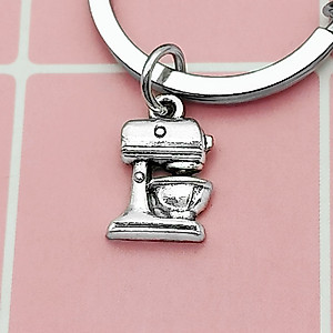 Heigebi Baker Gift Baking Lover Keychain Pastry Chef Gifts for Women Men Baker Keyring Jewelry Culinary Student Culinary School Graduation Gift Thanksgiving Day Christmas Birthday Present