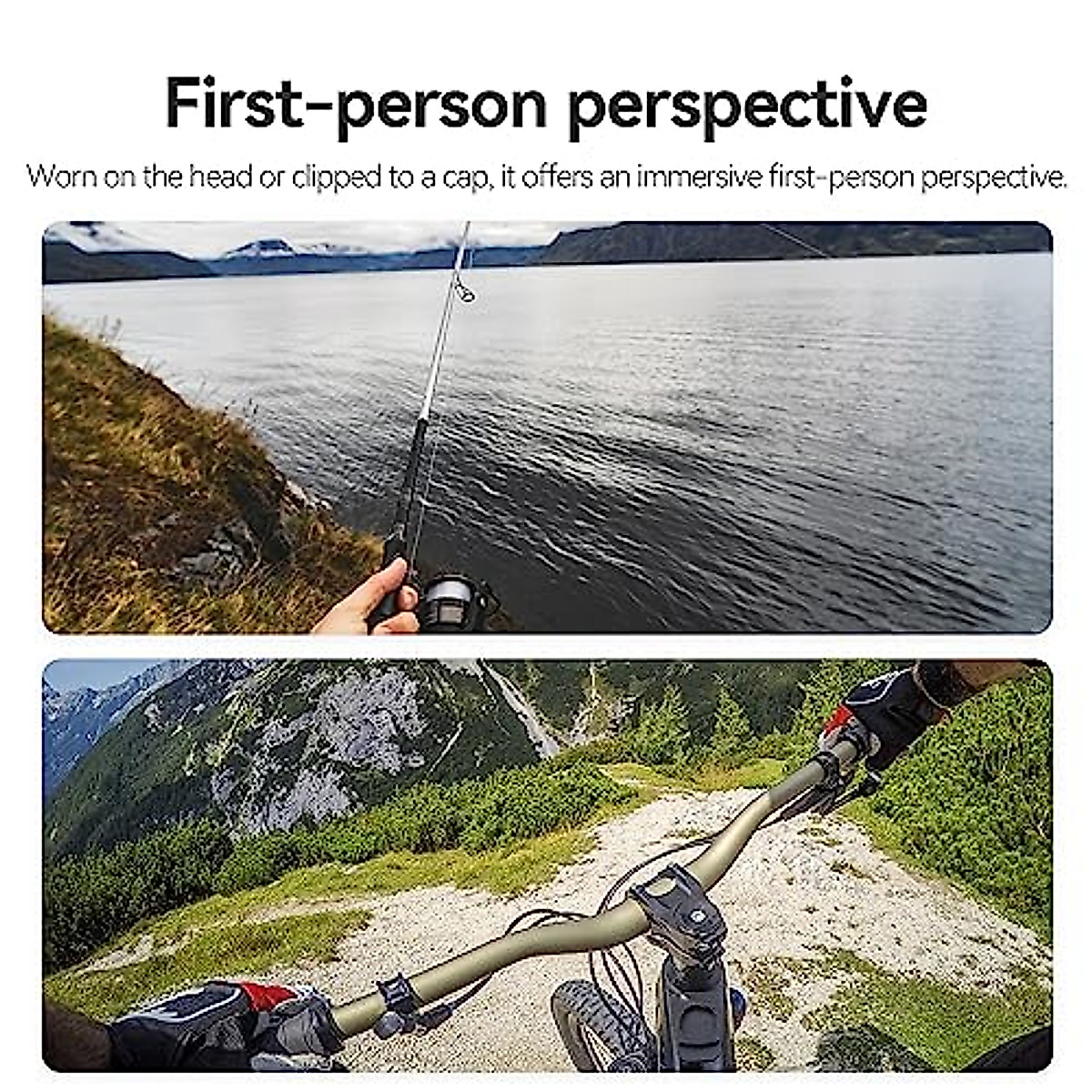 Head Strap Mount with Cap Clip, Quick Release Head Belt Mount Compatible with GoPro Hero 11/10/9/8/7/6/5, Fusion, Max, DJI OSMO and Most Action Cameras