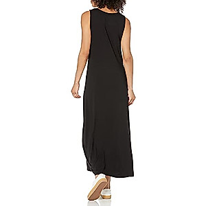 Amazon Essentials Women's Tank Waisted Maxi Dress (Available in Plus Size), Black, 4X