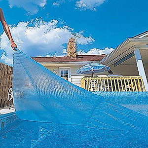 Blue Wave NS120 24-ft Round Above-Ground Pools 8 mil Solar Blanket, Feet