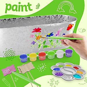 Paint & Plant Flower Growing Kit for Kids - Best Birthday Crafts Gifts for Girls & Boys Age 5 6 7 8-12 Year Old Girl Gift Ideas - Fun Children Gardening Kits, Art Projects Toys for Ages 5-12 Years
