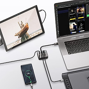 GPPZM USB Hub 3.0 Adapter USB Splitter 4 Port USB 3.0 Hub for PC Computer Accessories Cable