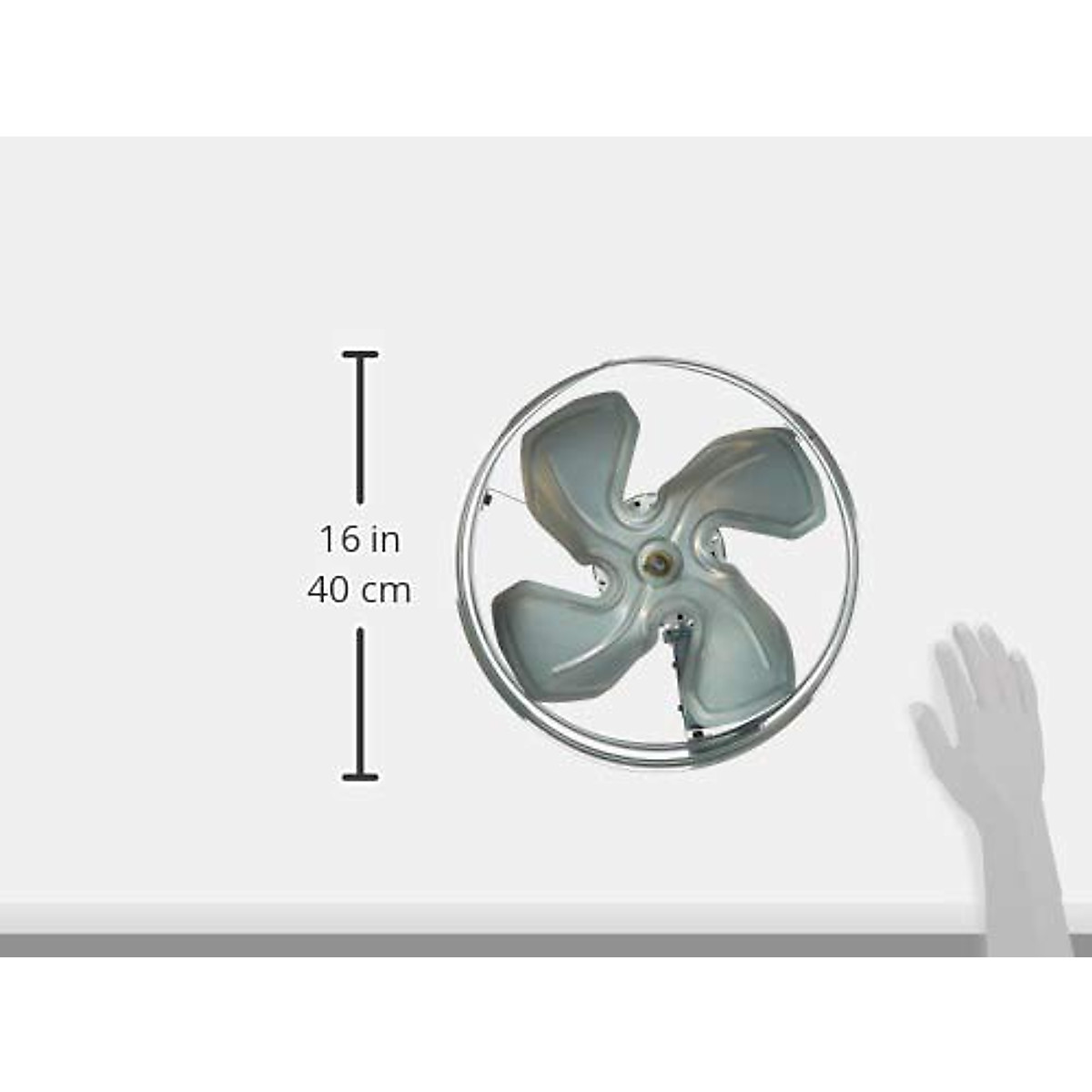 Broan-NuTone 353 Gable Mount Attic and Garage Ventilation Fan, 760 CFM, Red, 1630