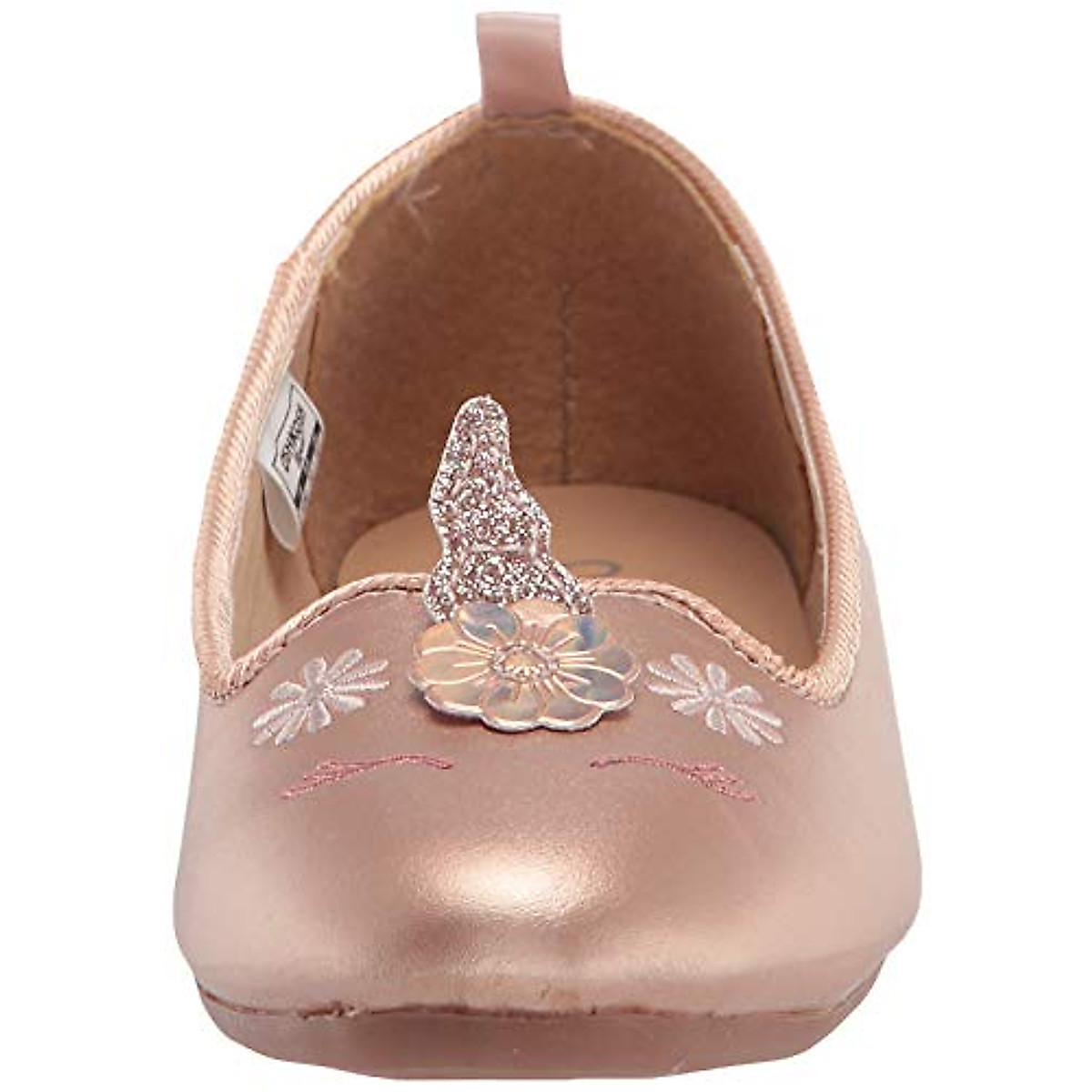 OshKosh B'Gosh girls Perl Ballet Flat, Blush, 7 Toddler US