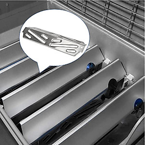 Uniflasy 66040 Heat Deflector for Weber Genesis II 300 Series II E-310, II E-315, II E-330, II E-335, II S-310 Gas Grills for Weber 66040 Heat Deflector Plates(2017 and Newer)