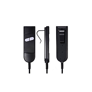 Lelukee Lift Chair Remote Control,Multiple Uses 2 Button 5 Pin Recliner Remote Control,Power Recliner Replacement Parts,with 2m Long Cable,Suitable for Power Recliners and Lift Chairs