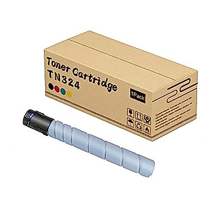 RIOMAN Toner Cartridge Compatible Replacement for Konica Minolta TN324 to Use with Bizhub C258 C308 C368 Toner Printer Cyan