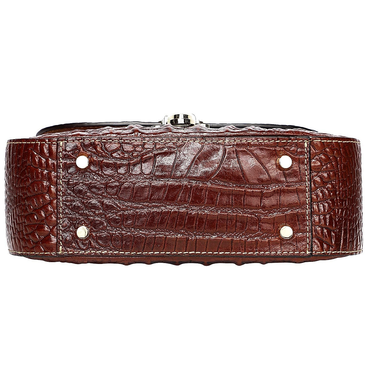 PIJUSHI Designer Genuine Leather Top Handle Satchel Handbag Bundle with Crocodile Leather Wristlet Wallet