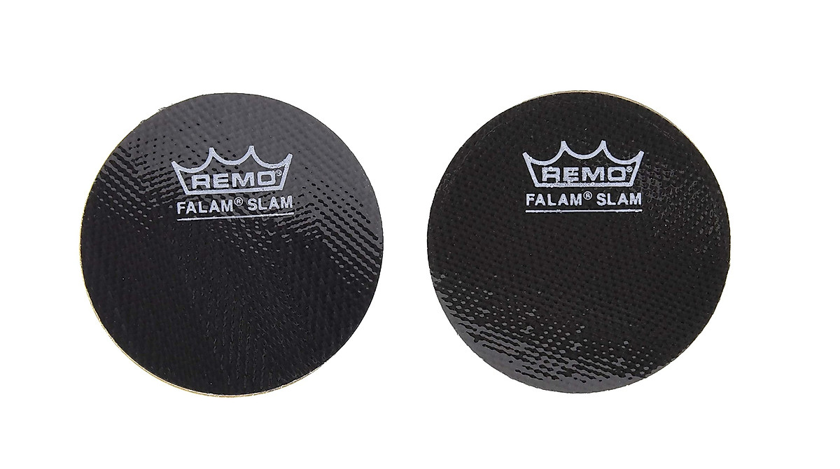 Remo Drum Patch Black for Bass Drums - Durable Kevlar₂-Count