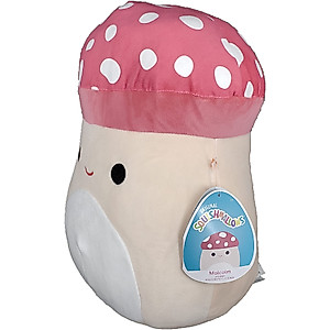 Squishmallow Official Kellytoy Plush 8 Inch Squishy Stuffed Toy Animal (Malcolm The Mushroom)