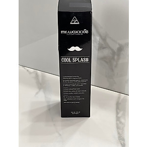 Waxxxie Mr Cool Splash - Ingrown Hair, Razor Bumps & Razor Burns Vegan Friendly Treatment for post Waxing & Shaving 4.2 fl oz