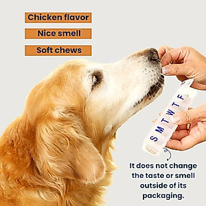 Healog Probiotic for Dogs - 120 Chicken Flavored Soft Chews, Natural Dog Probiotics for Digestive Health, Gut Health for Dogs, Anxiety and Gas Relief, Diarrhea Control, 1 Billion CFU