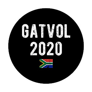 Gatvol 2020 South Africa Flag Funny PopSockets PopGrip: Swappable Grip for Phones & Tablets