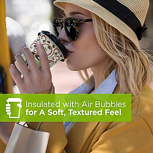 Dixie PerfecTouch 12 oz. Insulated Paper Hot Coffee Cup by GP PRO (Georgia-Pacific), Coffee Haze, , 960 Count (160 Cups Per Sleeve, 6 Sleeves Per Case)