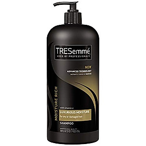 TRESemmé Rich Moisture Hydrating Shampoo with Pump for Dry Hair Formulated With Pro Style Technology 39 Fl Oz