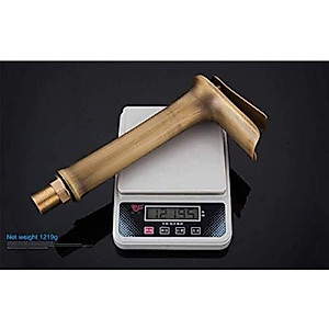 WOOWSHINE Kitchen Taps Basin Faucet Bath Waterfall Shower Sink Bathroom Faucets Taps Deck Mounted Brass Deck Mounted Bathroom Faucets,Sink Faucet, ki-635