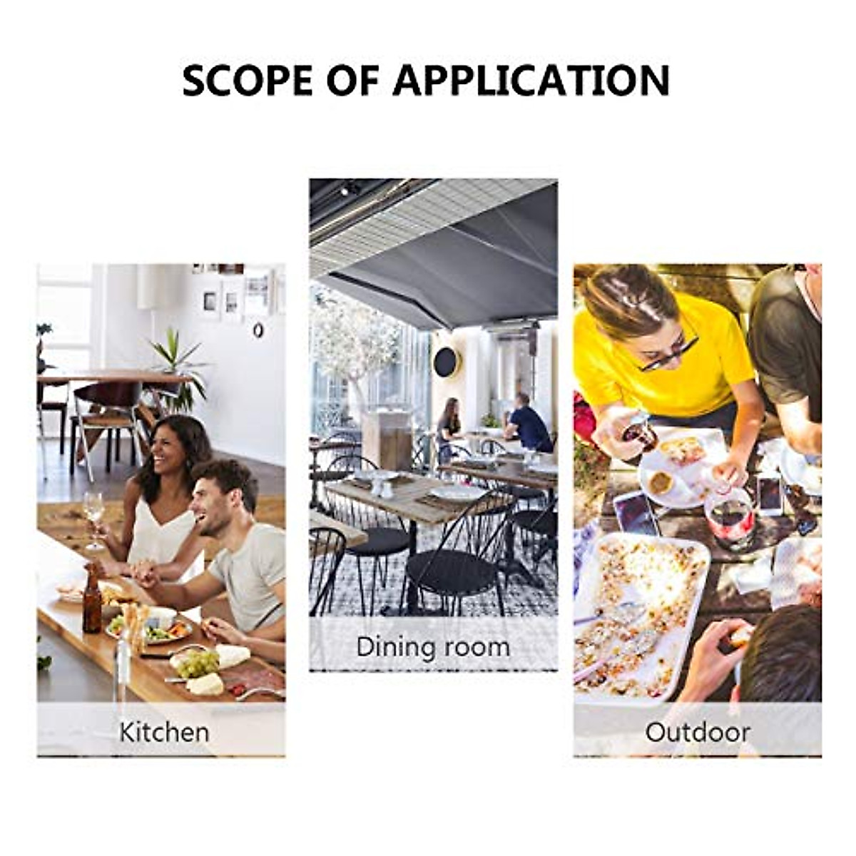 FRCOLOR Melamine Serving Tray Rectangular Platter Shatter- Proof Fruit Cake Bread Plate Appetizer Platter for Breakfast Buffets Party Supplies (White)