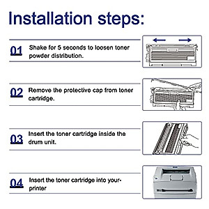 (1 Pack, Black) DR350 Compatible Drum Unit (Not Include Toner) Replacement for Brother IntelliFax 2820 2910 2920 2850 MFC-7220 7225 7820 7420 7820N HL-2040 2040N 2070N Printer Sold by GALLIUINK