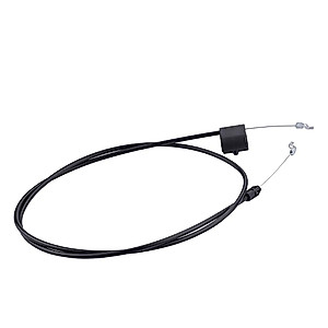 Dalom 532183567 Safety Control Cable 183567 60-109 for Poulan Sears Craftsman Husqvarna Weed Eater Engine Lawn Mower Cable Parts Cable Length: 61 1/2",Conduit Length: 54 1/2",Z Bend on Each End