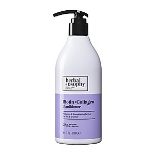 16.9 Fl Oz Biotin & Collagen Conditioner, Hair Growth Thickening Conditioner, Repair Dry, Damaged Thinning Hair, Infused with Vitamin B7 & Argan Oil, Free of Sulfate, Parabens and Gluten
