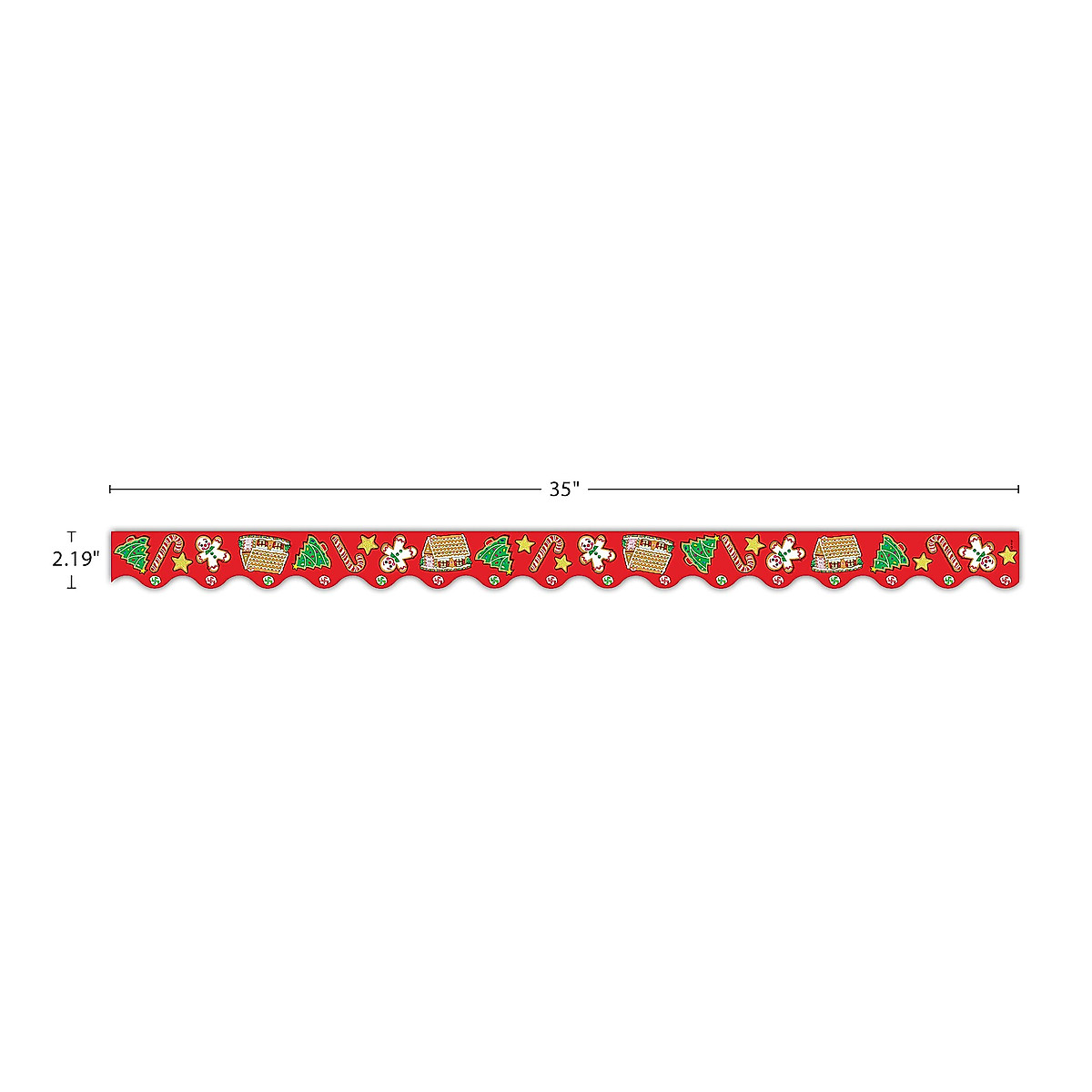 Teacher Created Resources Christmas Border Trim, Multi Color (4157)