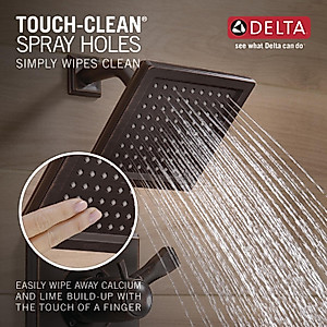Delta Faucet Dryden 14 Series Single-Function Shower Trim Kit with Single-Spray Touch-Clean Shower Head, Venetian Bronze, 2.0 GPM Water Flow, T14251-RB-WE (Valve Not Included)