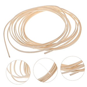 EXQUIMEUBLE 1 Roll Rattan Weave Material DIY Kits Rattan Furniture Woven Baskets Craft Rattan Cane Chair Cane for DIY Furniture Repair Kit Rattan Furniture Weaving Material DIY Rattan Crafts