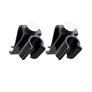 VORCOOL Sport Golf Club Bag Clips On Putter Clamp Holder Organizer Value 2 Pack Durable Plastic Black Putting Clip with Ball Marker for Men Women Golfer