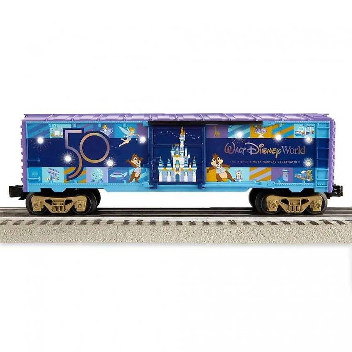 Lionel WDW 50th Anniversary Celebration Magic Kingdom Electric Train Set