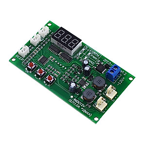 Durable Fit for 12V 2 Way 3 Wire Fan Smart Temperature Controller with Temperature Speed Digital Display Stop-Rotating Alarm Function Wearable