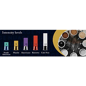 Nuage Coffee Espresso Capsules Original Line, 50 Pods Variety Pack, Aluminum Coffee Capsules Compatible with Nespresso OriginalLine Machines NOT VERTUO COMPATIBLE