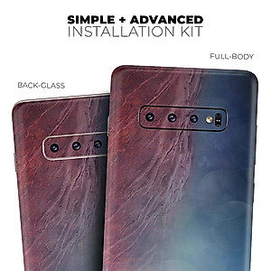 DesignSkinz Abstract Fire & Ice V10 Protective Vinyl Decal Wrap Skin Cover Compatible with The Samsung Galaxy S20 (Screen Trim & Back Glass Skin)