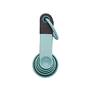KitchenAid Measuring Spoons, Set Of 5, Aqua Sky